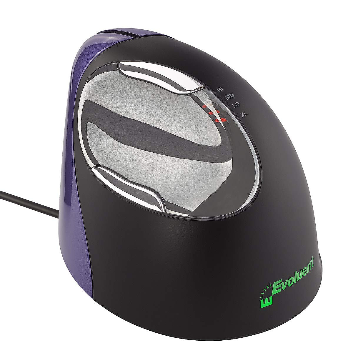 Evoluent VM4S VerticalMouse 4 Right Hand Ergonomic Mouse with Wired USB Connection (Small Size)