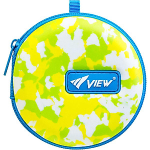 VIEW Swimming Gear Goggle Case (Lime Green/Yellow)