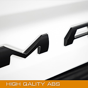 okrex Tailgate Insert Letters Black Compatible with 2016 2017 2018 2019 2020 2021 2022 2023 3D Raised Rear Emblem Decals with Seccotine Adhesive Backing（3D Matte Black）