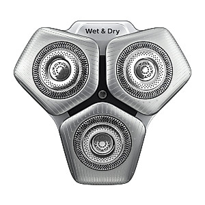 Philips Norelco Genuine SH91/52 Replacement Shaving Heads Compatible with Norelco Shaver Series S9000 and 9000 Prestige, Latest Version for Refreshed SH90/70, SH98/70, and SH98/80