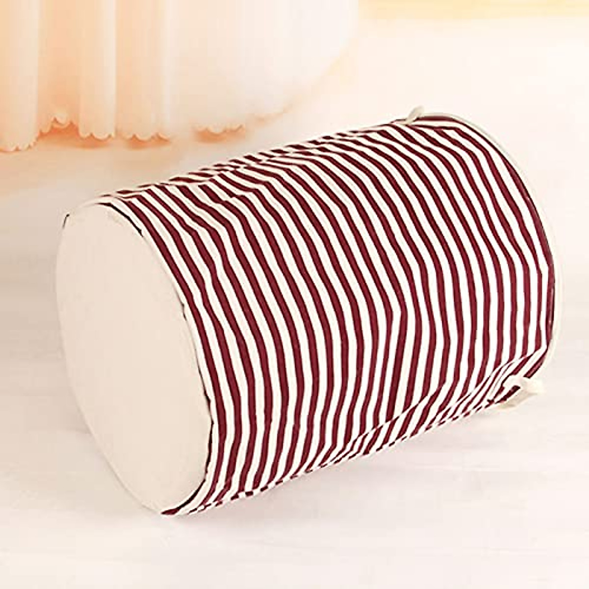 Large Laundry Basket with Drawstring Design Freestanding Waterproof Laundry Hamper Drawstring Laundry Basket Collapsible Extra Large Round Baskets for Blankets Pillows or Laundry