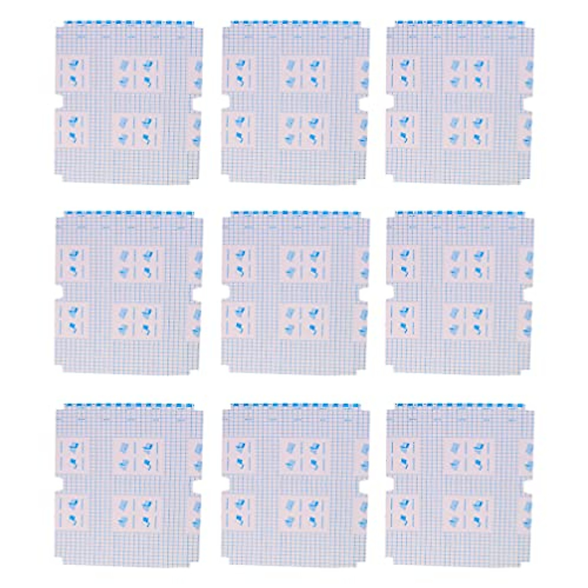 NUOBESTY 16pcs Clear Book Covers Plastic Book Cover Transparent Textbook Wraps Waterproof Book Cover Protector Clear 2