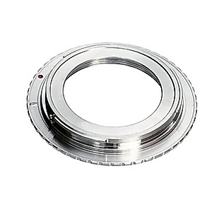 Fotasy Copper M42 Lens to Cannon EF Adapter, 42mm Screw Mount Lens to EFs, Infinity Focus, Compatible with Canon DSLR 6D 5D Mark IV III II 1Ds 1D 7D II 90D 80D 77D 70D 60D 50D 1300D 1200D 1100D 760D