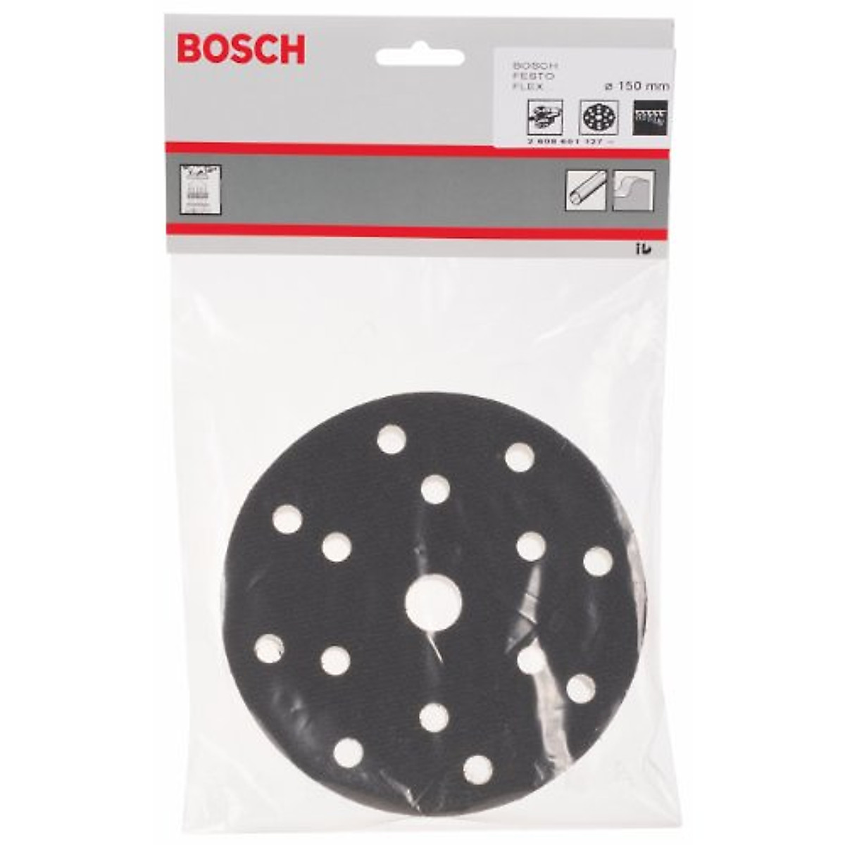 Bosch 2608601127 Punched Adapter, 150mm, Blue