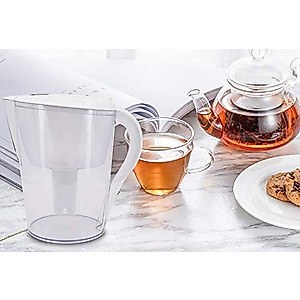 Replacement for Brita Water Filter，Standard Water Filter Compatible with Classic OB03, Mavea 107007, and More, NSF Certified Pitcher Water Filter, 1 Year Filter Supply, 6 Packs