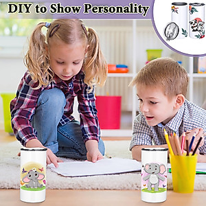 16 Pack Sublimation Skinny Tumbler Bulk 16oz Stainless Steel Straight Tumbler Slim Insulated Cup Set Double Wall Vacuum Water Tumbler Blanks White Cup with Lid for Art DIY Craft Coffee Gift Beverage