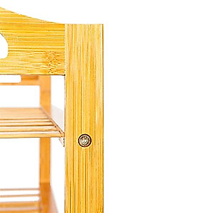 JYDQM 4 Tier Shoe Rack Stackable Shoe Rack Storage Organizer for Entrance Hallway and Closet