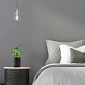 SPEPLA Flower Pots Set of 4, 4/5/6/7 Inch Plant Pot with Drainage Holes, Planters for Indoor Outdoor Gardening Plants, Black