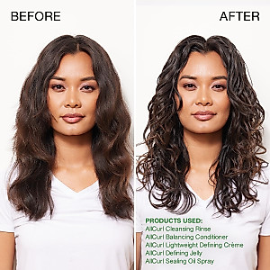 Kenra AllCurl Cleansing Rinse | Non-Drying Cleansing Rinse | Eliminates Product Build-Up | Maintains Moisture | Enhances Manageability | Color Safe | Wavy, Curly, Coily Hair | 10 fl. oz