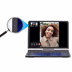 oushedi 8-Inch 2-in-1 Flip Mini Laptop,12th Gen Intel CPU, 12GB LPDDR5 RAM, 1TB M.2 SSD, Touch Screen, Gaming Computer, Portable Presentation PC, Windows 11 Notebook, Wi-Fi 6, Bluetooth 5.2