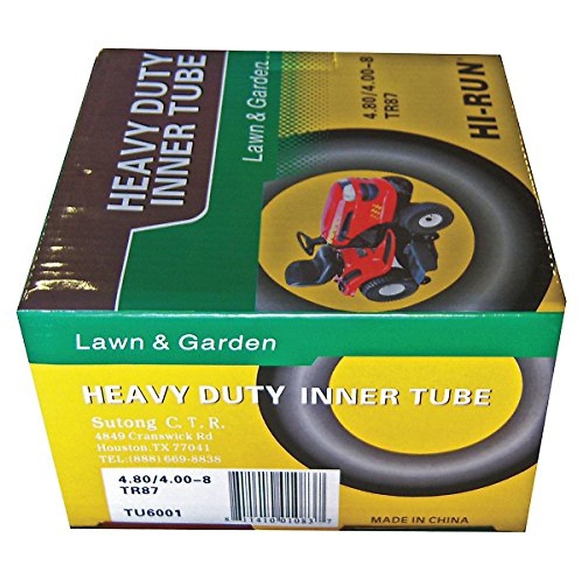 HI-RUN TUN6001 Lawn/Garden Inner Tube, 480/400-8