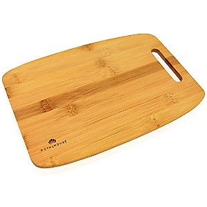 ROYALHOUSE Bamboo Cutting Board,Set of 3, Wood Chopping Board Set, Kitchen Cutting Board
