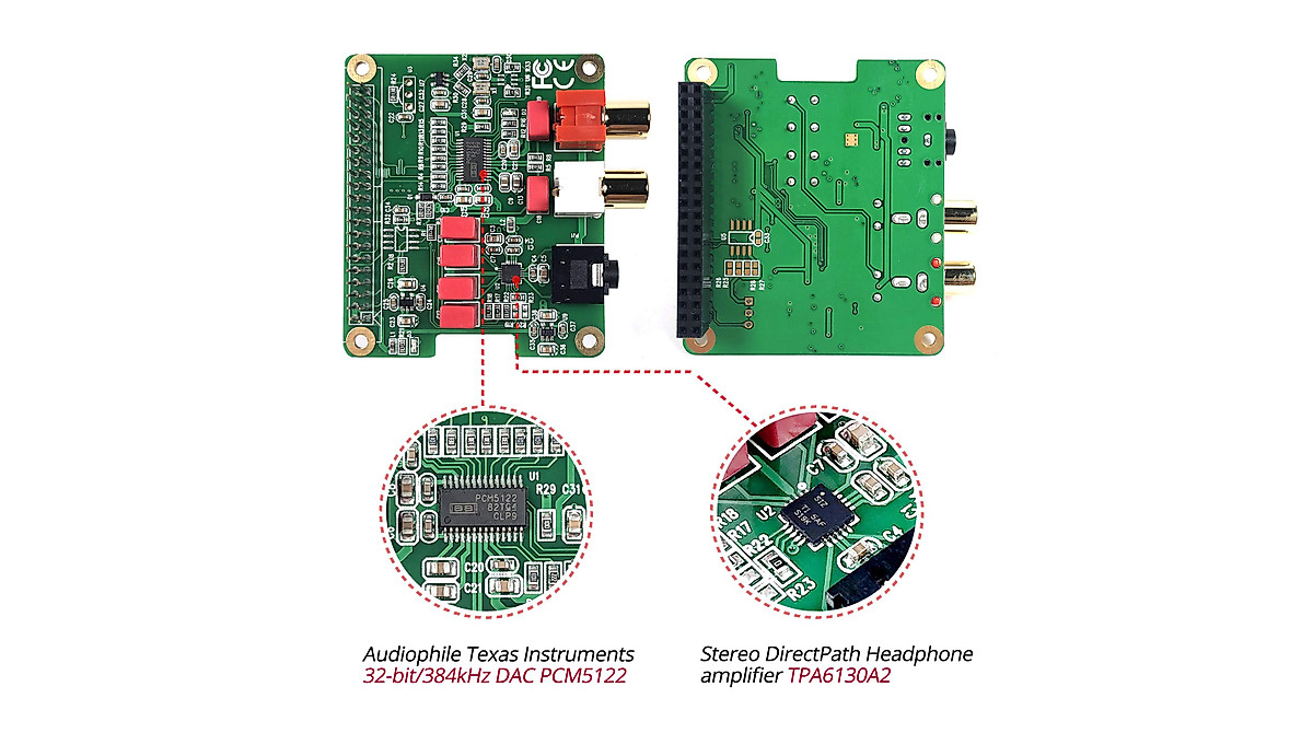 InnoMaker HiFi DAC HAT for Raspberry Pi - Enhance Audio