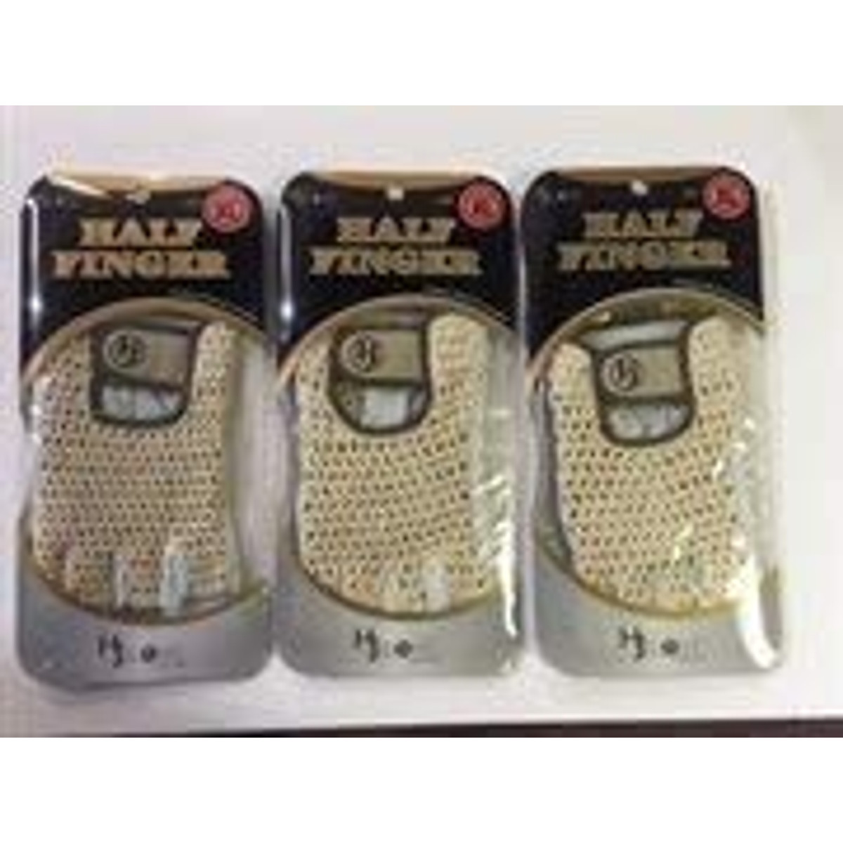 HJ Half Finger Golf Glove LADIES XL fits on LEFT HAND 3pk