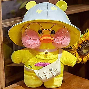 AKMRWJWC Yellow Duck Cute Stuffed Animal Mini Plush Toy Very Suitable As a Best Gift for Children Lovely Decoration Can be DIY or Christmas (30cm/12inch) (Yellow)