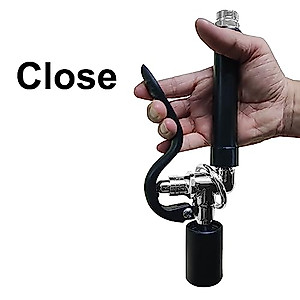 Junejour Pre-Rinse Spray Valve Head Commercial Sink Sprayer (Mist Spray Faucet, 0.65 GPM) Kitchen Faucet with Sprayer Nozzle & Handles, Pull Down Faucet Sprayer
