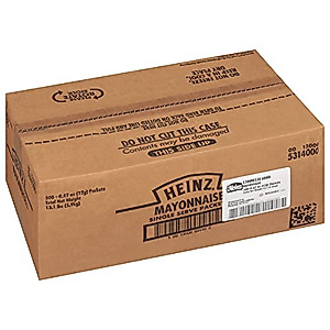 Heinz Real Mayonnaise Single Serve Packet (0.4 oz Packets, Pack of 500)