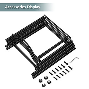 MOOACE 3-Tier Water Jug Rack, 5 Gallon Detachable Water Bottle Holder Organizer Storage Rack, Black