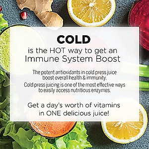 Omega CNC80S Cold Press Juicer Machine, Vegetable and Fruit Juice Extractor and Nutrition System, Triple-Stage Slow Masticating Juicer, 200 W, Silver
