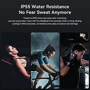 UMIDIGI Ablebuds Free Wireless Earbuds,Bluetooth 5.2 Headphones Noise Cancellation Earphones Stereo Bass Earphones，IP55 Waterproof Sports 27H Playtime in-Ear Built-in Mic Headset ENC Clear Calls