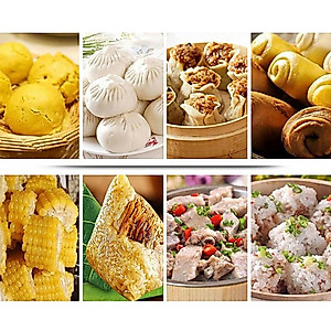 Stainless Steel Bun Steamer,Electric Hot Food Warmer Display Case,Restaurant Bun Warmer,Commercial Bun Steamer (110V)