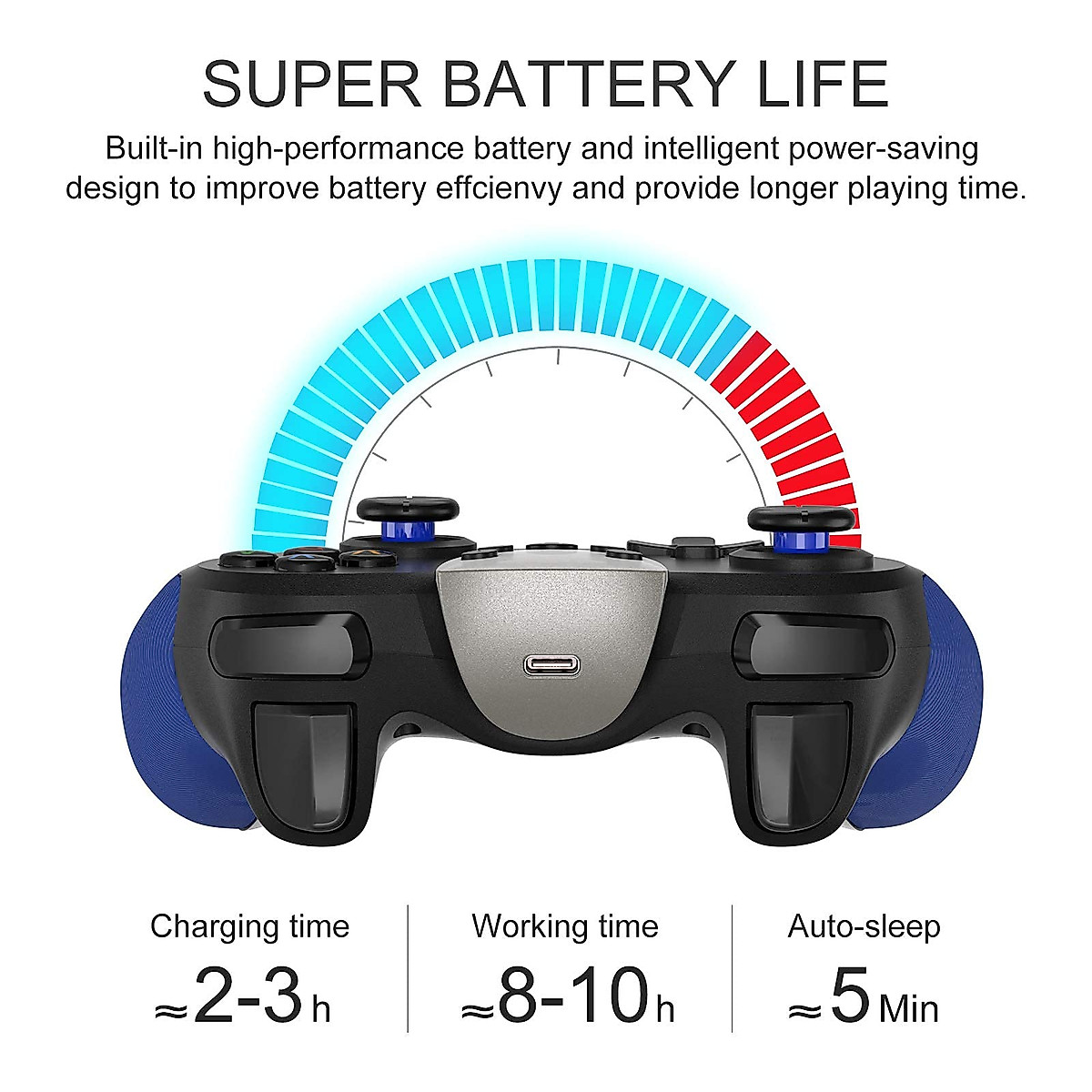 KINGEAR Nintendo Switch Wireless Controller with NFC for Animal Crossing, PC, Windows