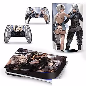 Controller Sticker Decal Skin for PS 5 Disk Edition Console and 2 Controllers Vinyl Cover Skins Wraps for PS5 Disc Version 81858 Anti Scratch Bubble Free