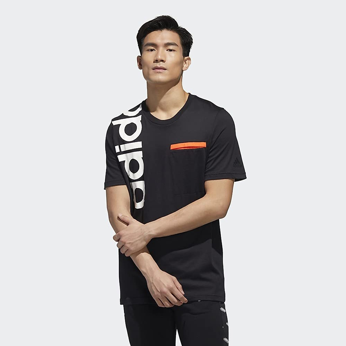 adidas mens New Authentic Tee Black X-Small