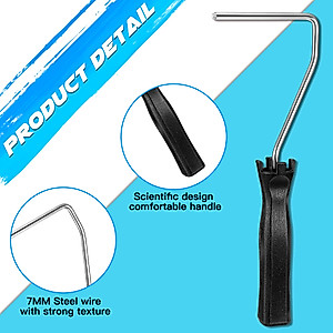 Baderke 10 Pcs R012 4 Inch Mini Roller Frame Paint Roller Handle Painting Roller Frame Roller Paint Brush Painting Supplies for Wall House Homes