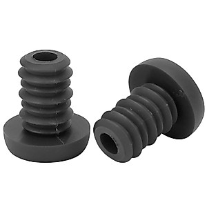 Keenso 22.2mm Bicycle Handlebar End Plugs, Mountain Bike Handlebar Grips Bar End Plugs for Handlebar