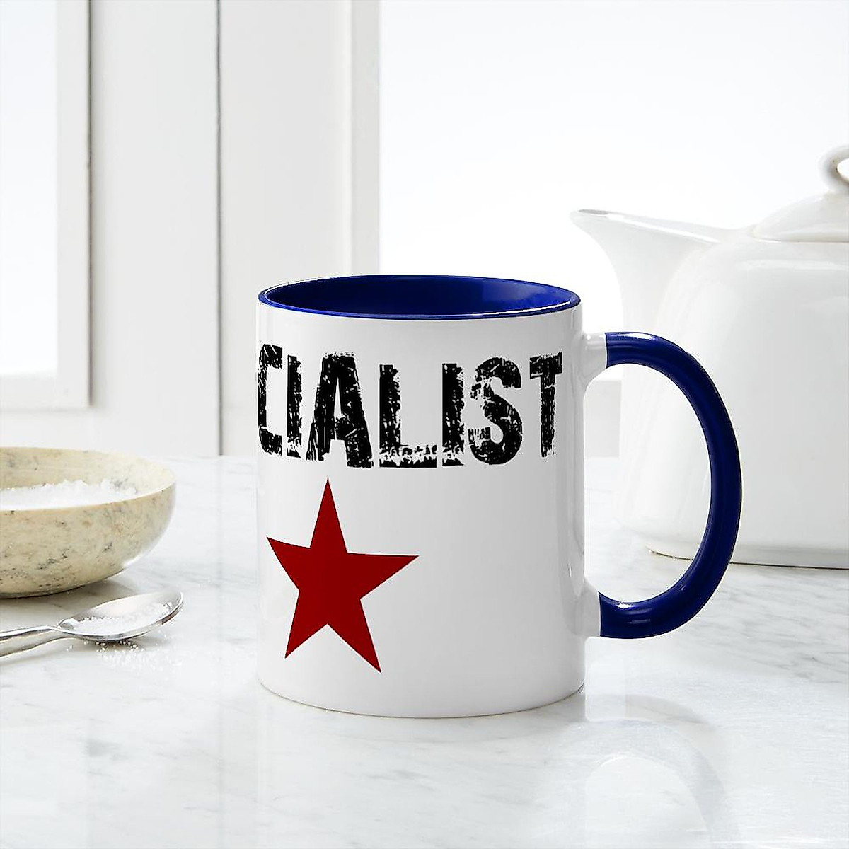CafePress 3 Socialist Mugs Ceramic Coffee Mug, Tea Cup 11 oz