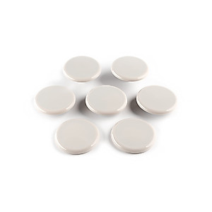 Super Sliders 3 1/2" Round Reusable Furniture Sliders for Carpet - Effortless Moving and Surface Protection, Beige (16 Pack)