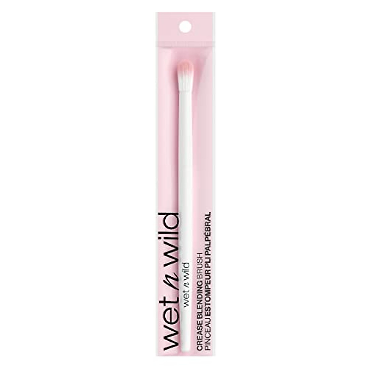 wet n wild Eye Crease Brush,Flawless Tapered Blending, Soft Synthetic Fibers, Ergonomic Handle for Comfortable Precision Control, Cruelty-Free & Vegan