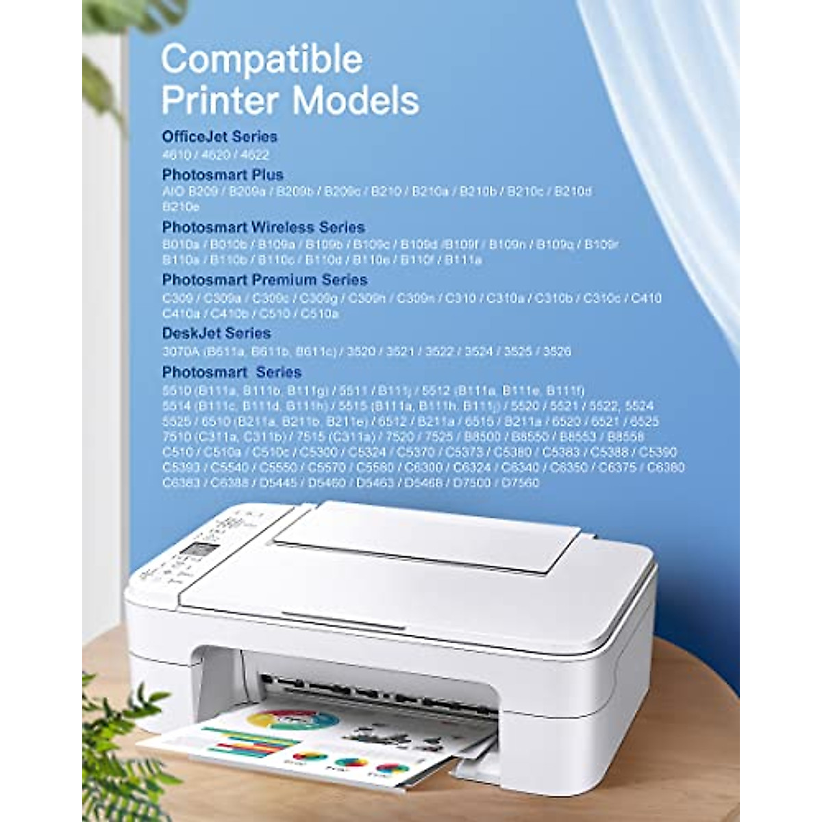 GPC Image Compatible Ink Cartridge Replacement for HP 564XL 564 XL ink use with DeskJet 3520 3522 Officejet 4620 Photosmart 5520 6510 6515 6520 7520 7525 D7560 Printer (Black Cyan Magenta Yellow, 10P)