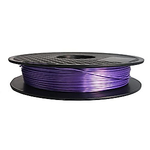 Casnorton 3D Printer 1.75MM Bundle Silk PLA Filament Accuracy +/- 0.03mm 1.5kg (0.5kg Each Spool) Silk Blue,Silk Green,Silk Purple for Creality Ender 3 V2 ANYCUBIC Kobra Voxelab Aquila(Pack of 3)
