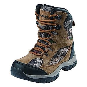 Northside Boy's Renegade 406 Mid Calf Boot, Tan Camo, 4 Big Kid
