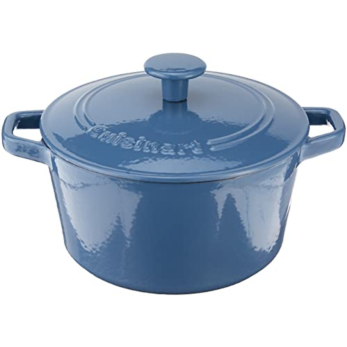 Cuisinart 3 Qt Casserole, Covered, Enameled Provencial Blue