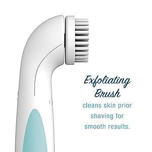 Conair Ladies All-In-One Personal Groomer, Trimmer, Foil Shaver for Women and Exfoliating Brush