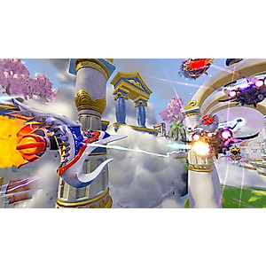 Skylanders Superchargers characters figures with bonus micro comic bundle. Birthday Bash Big Bubble Pop Fizz, Lava Lance Eruptor, Sky Slicer, Splat, Big Bubble Pop Fizz and Elite Zook.