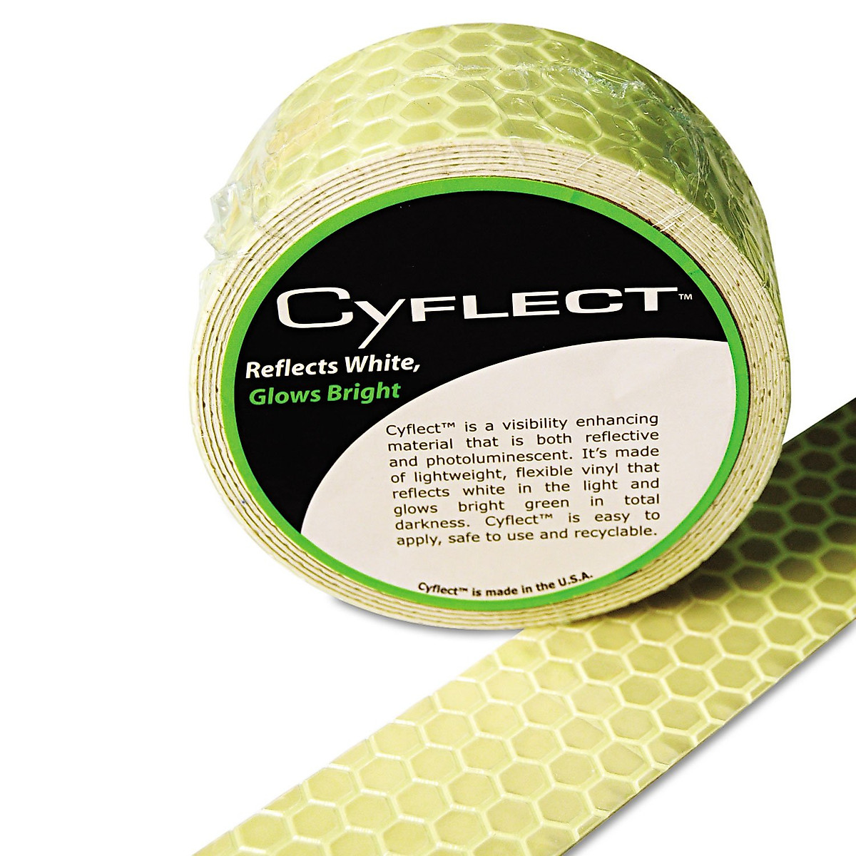 Miller's Creek 151831 Honeycomb Safety Tape, Fluorescent Green, 1 1/2-Inch w x 5'ft, 1 Roll
