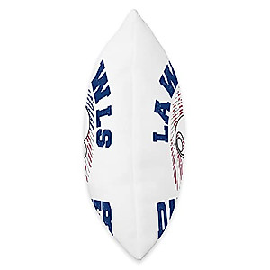 Lawn Bowls Daughter Design Co. American Flag Fingerprint Patriotic Lawn Bowls Daughter Throw Pillow, 16x16, Multicolor