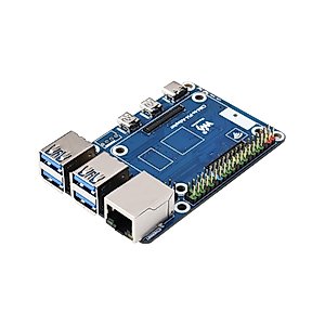 waveshare Compute Module 4 to Raspberry Pi 4B Adapter,Based on Compute Module 4 to Reproduce The Original Appearance of Pi 4 B,Alternative Solution for Raspberry Pi 4B
