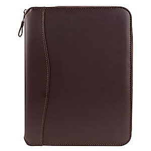 FranklinCovey - FC Basics Spacemaker Binder - Vinyl - Zipper Binder for Planners (Classic, Burgundy)