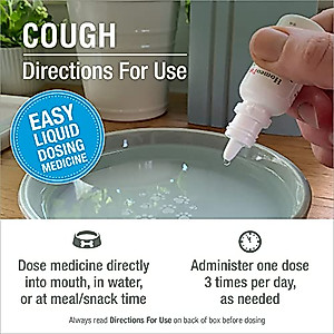 HomeoPet Cough, Natural Cough Treatment for Pets, 15 Milliliters