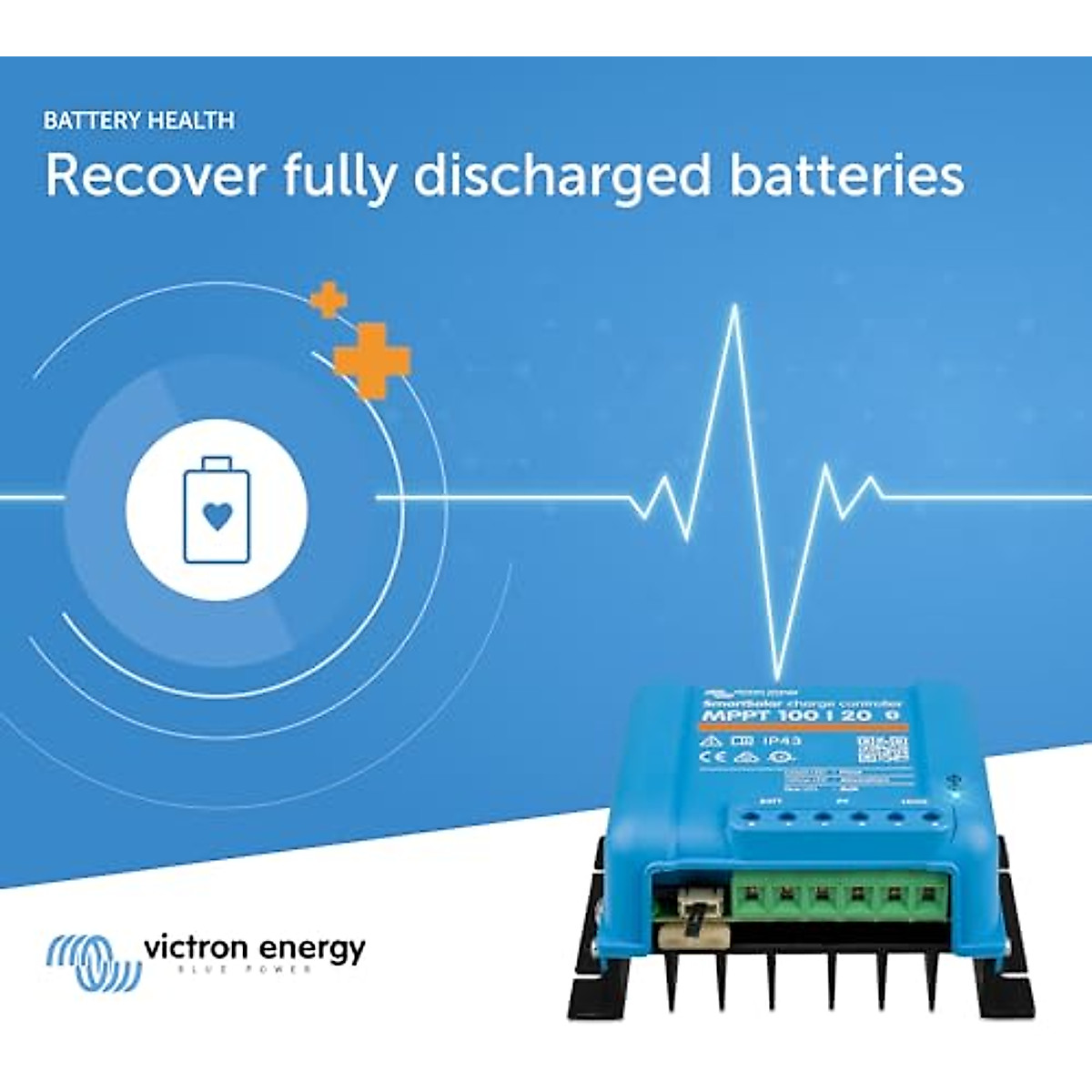 Victron SmartSolar MPPT 100|20 Solar Charge Controller - 100V, 20A