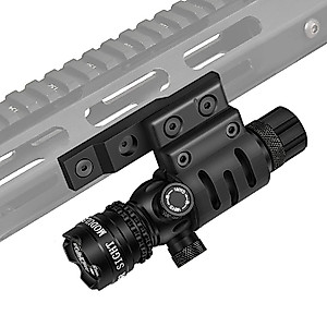 EZshoot BoreSighter for 0.177 to 0.54 Caliber Rifles Handgun and Green Laser Sight with Rail Mount - Include Barrel Mount Cable Switch