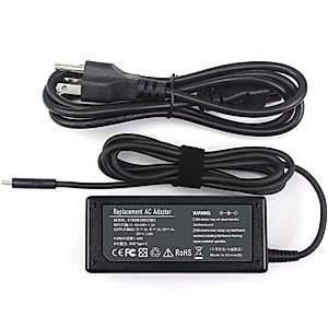 Vinpera 65w 45w USB-C AC Adapter for Dell Chromebook 3100 5190 3400 Latitude 3300 5300 5400 5500 7200 7300 7400 7370 7275 5290 XPS 13 9350 9365 9370 9380 P86F LA45NM150