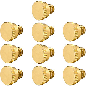 Petutu 10 Pack Brass Misting Nozzle Plug for Outdoor Cooling System