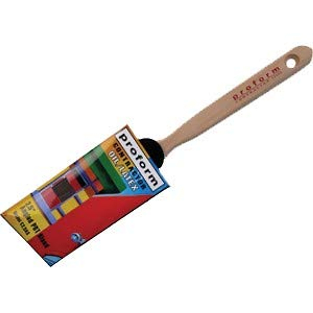 Proform C2.5AS 2.5" Contractor Angled Cut PBT Brush with Standard Handle - 12ct. Case