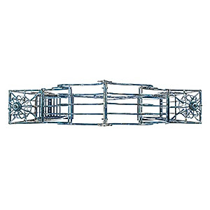 Safavieh PAT5012C Outdoor Collection Beatrix Victorian Antique Arbor, Mossy Blue